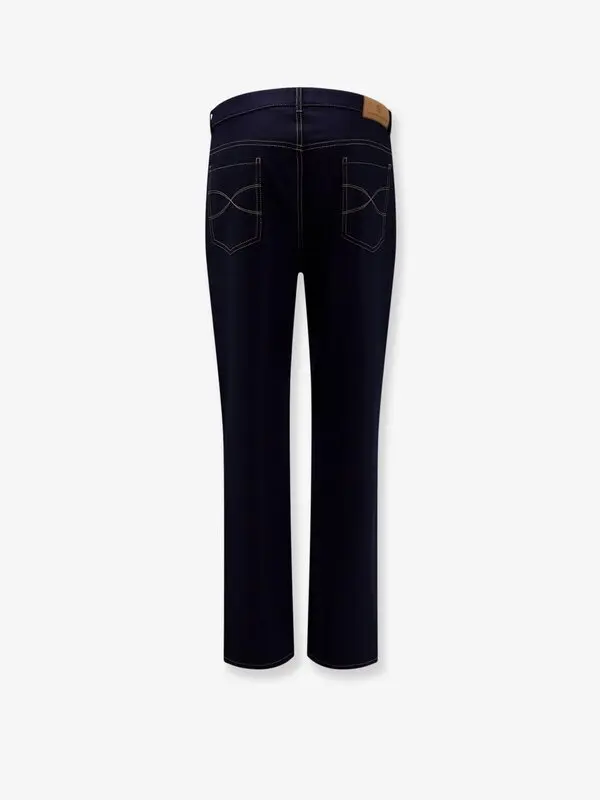 Brunello Cucinelli Virgin Wool Trousers - Multicolor