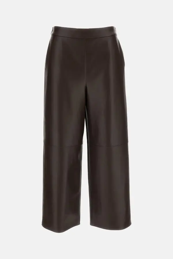 Max Mara Coated Jersey Cropped Trousers - Multicolor