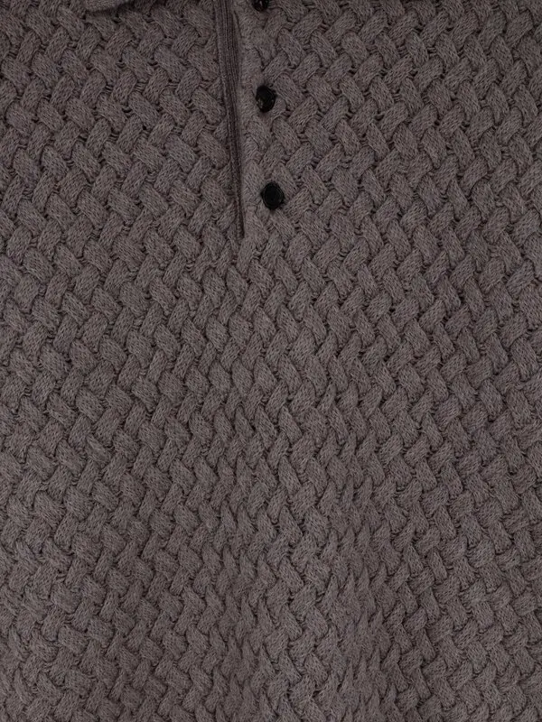 Bottega Veneta Wool Sweater With Intrecciato Motif - Multicolor