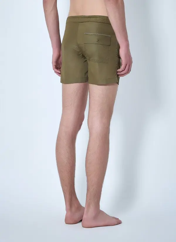 Moncler Elastic Waist Swim Shorts