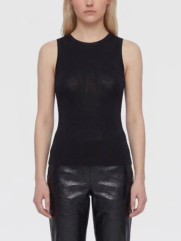Saint Laurent Viscose Top - Black