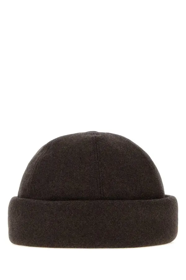 Giorgio Armani Cotton Blend Hat - Brown