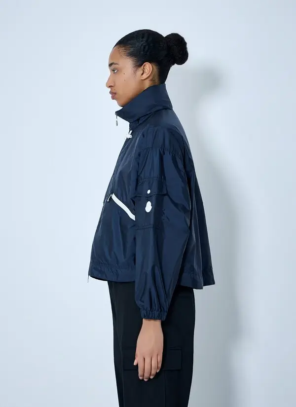 Moncler Marmacy Hooded Rain Jacket - Blue