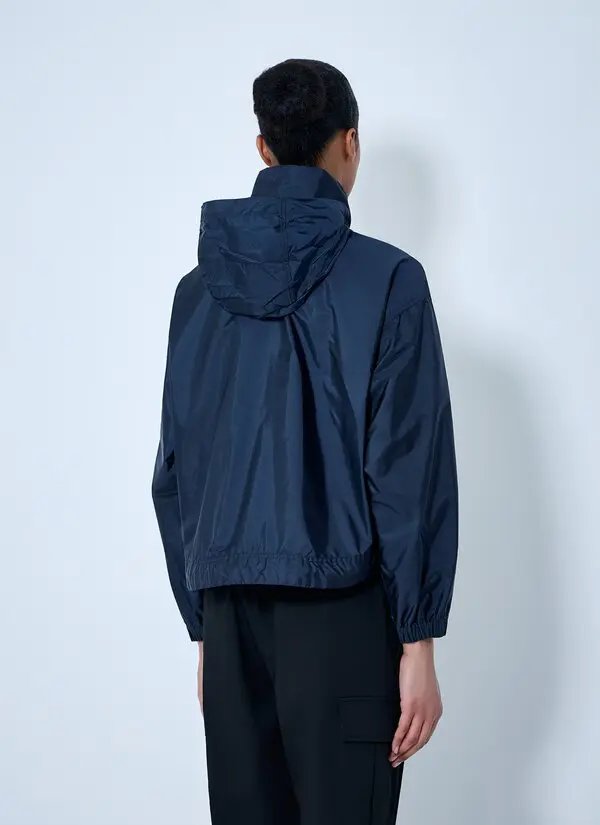 Moncler Marmacy Hooded Rain Jacket - Blue