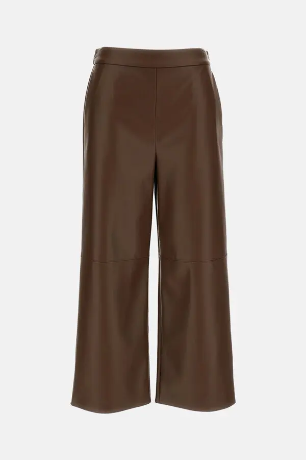 Max Mara Coated Jersey Cropped Trousers - Multicolor