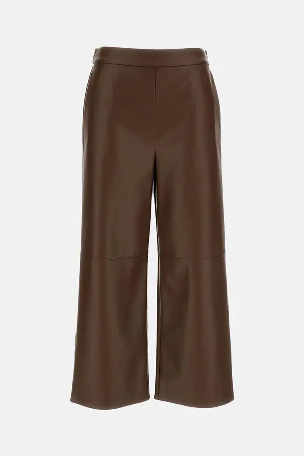 Max Mara Coated Jersey Cropped Trousers - Multicolor