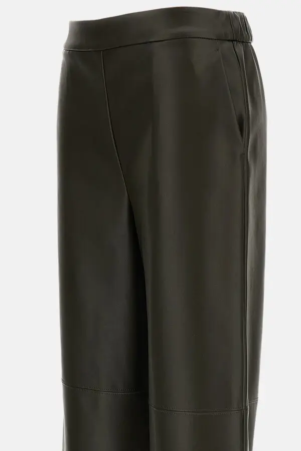 Max Mara Coated Jersey Cropped Trousers