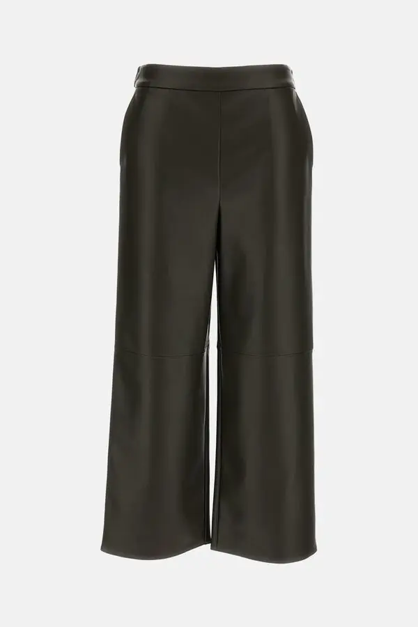 Max Mara Coated Jersey Cropped Trousers - Multicolor