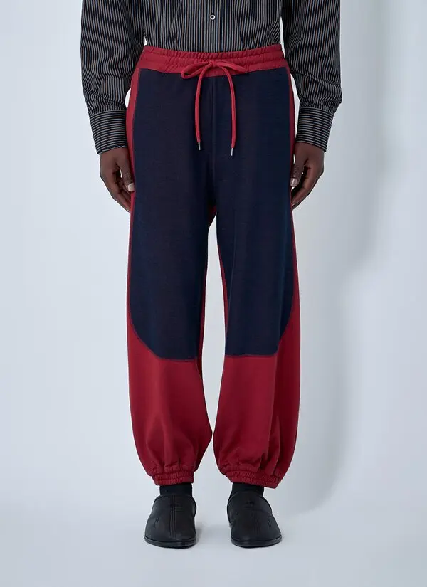 VIVIENNE WESTWOOD Contrast Panel Joggers - Red