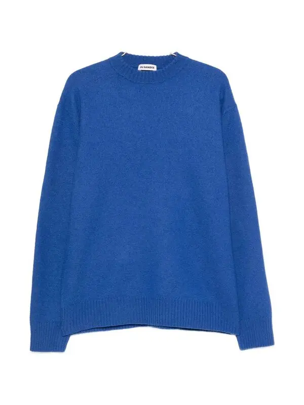 JIL SANDER Wool Sweater With Ribbed Trim