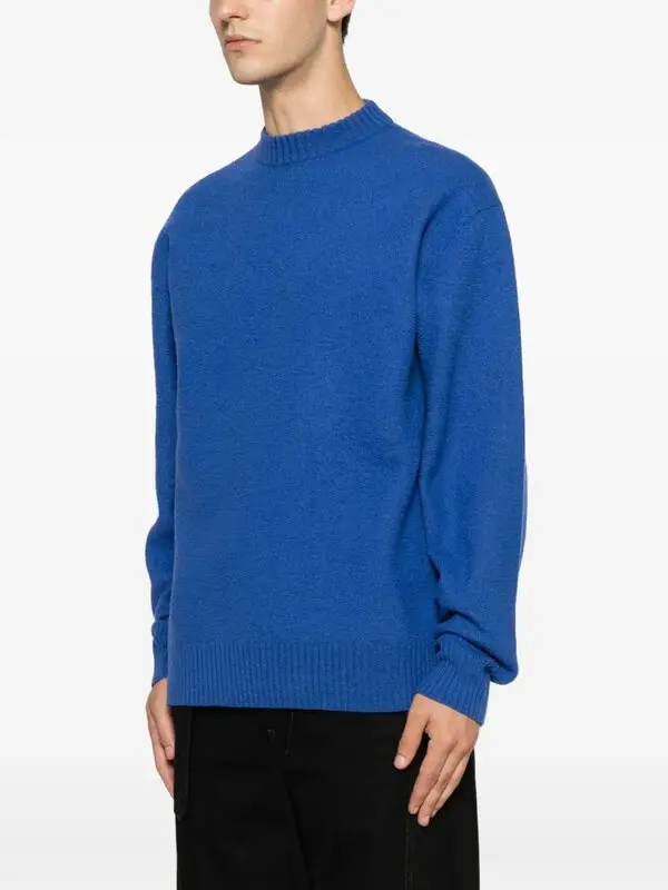 JIL SANDER Wool Sweater With Ribbed Trim