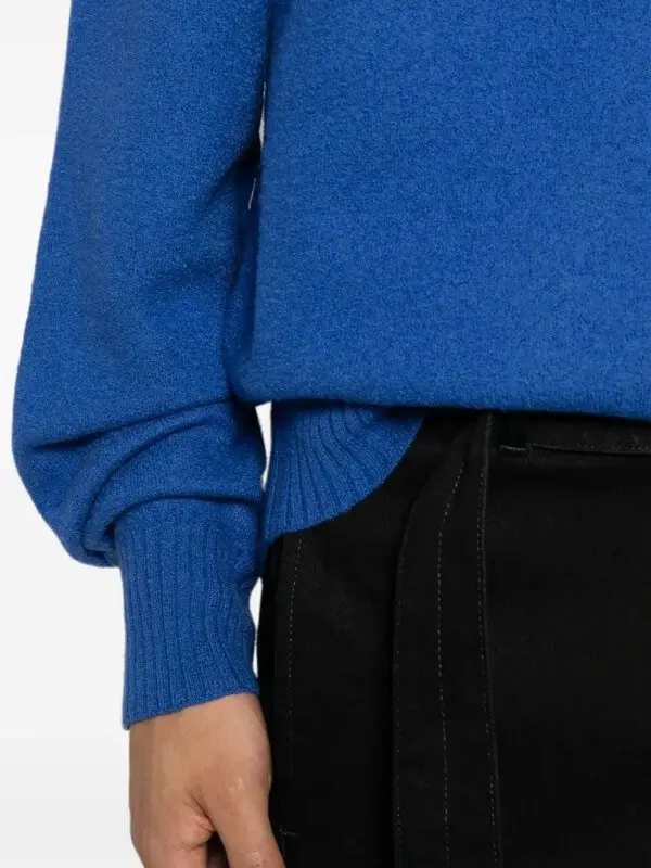 JIL SANDER Wool Sweater With Ribbed Trim