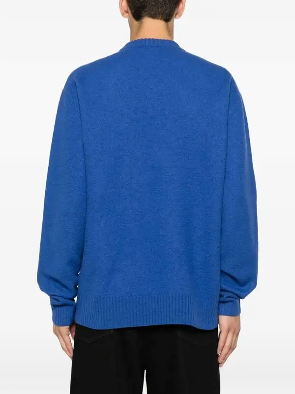 JIL SANDER Wool Sweater With Ribbed Trim