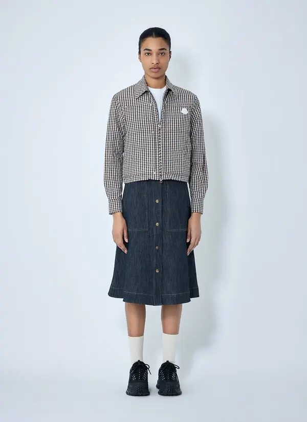 Moncler Gingham Check Shirt Jacket