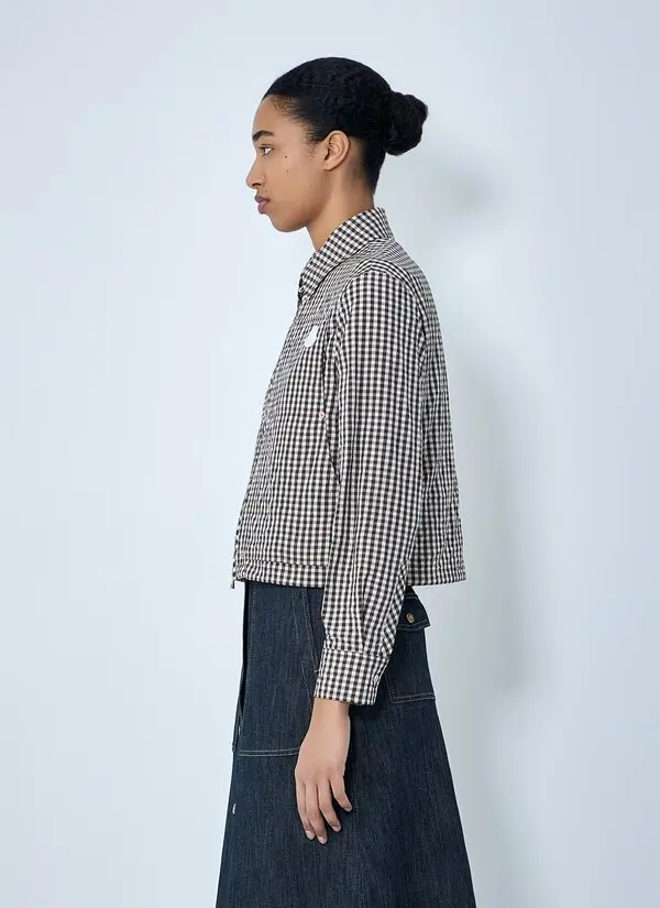 Moncler Gingham Check Shirt Jacket