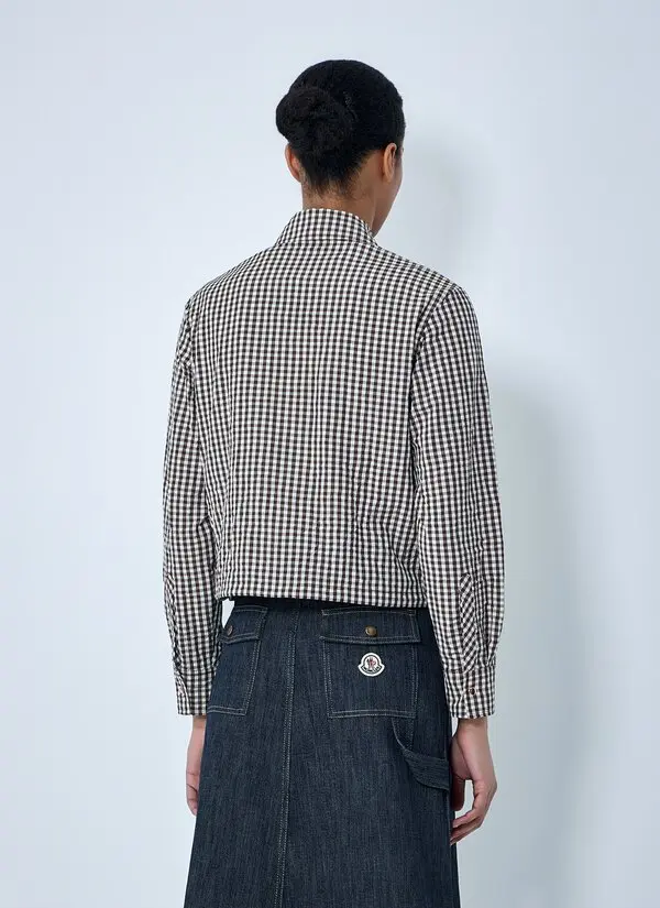 Moncler Gingham Check Shirt Jacket