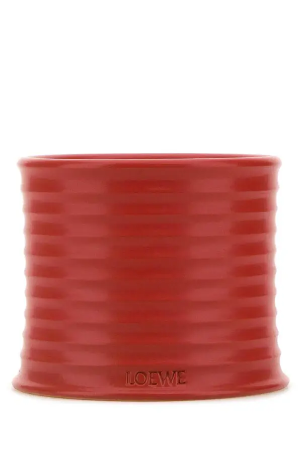 Loewe Medium Tomato Leaves Scented Candle - Red
