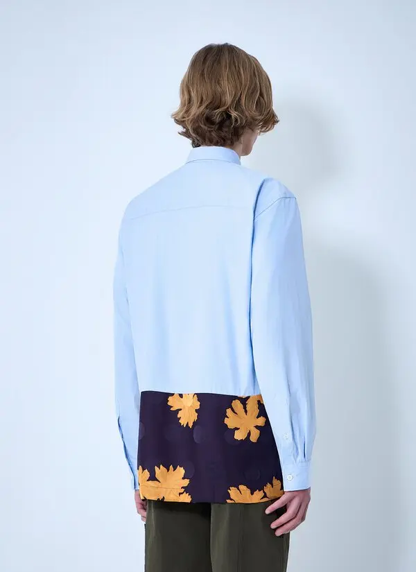 Dries Van Noten Contrast Cotton Shirt