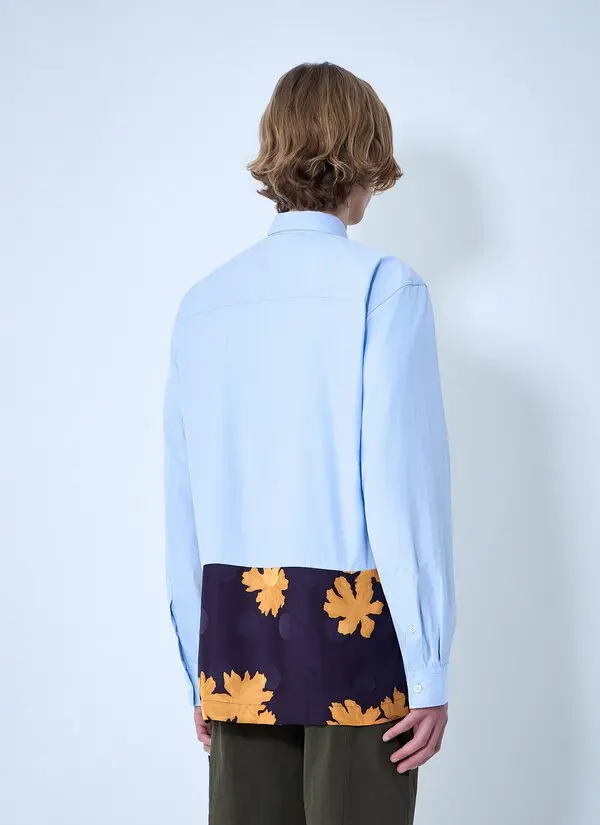 Dries Van Noten Contrast Cotton Shirt