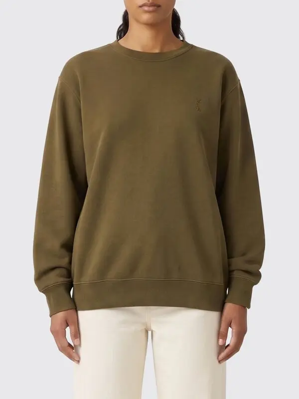 Saint Laurent Cassandre Cotton Sweatshirt