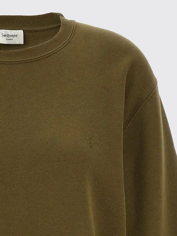 Saint Laurent Cassandre Cotton Sweatshirt