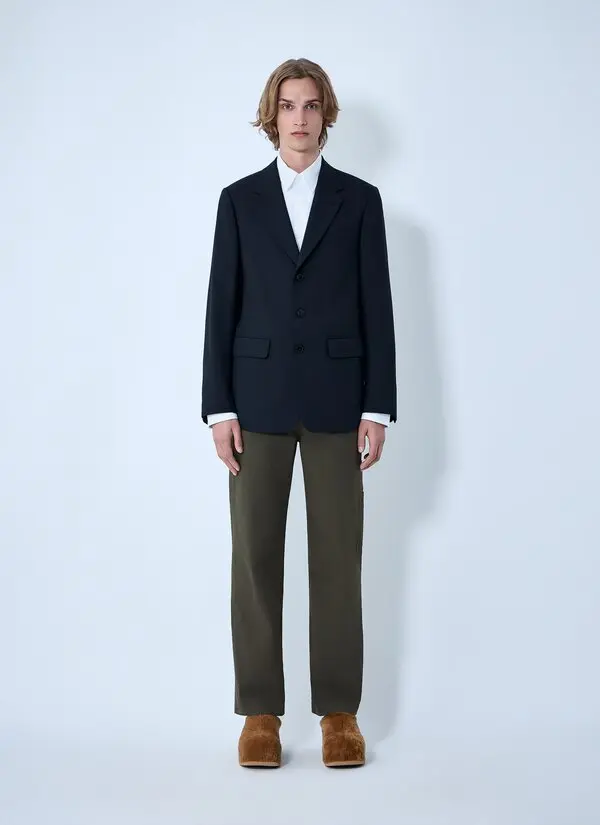 Dries Van Noten Single-breasted Wool Blazer
