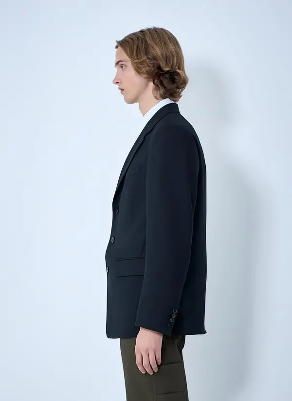 Dries Van Noten Single-breasted Wool Blazer