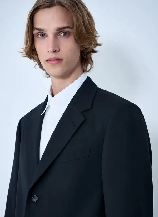 Dries Van Noten Single-breasted Wool Blazer