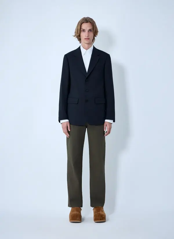 Dries Van Noten Single-breasted Wool Blazer