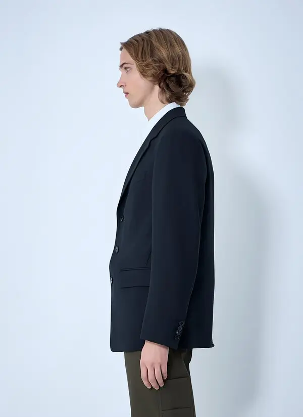 Dries Van Noten Single-breasted Wool Blazer