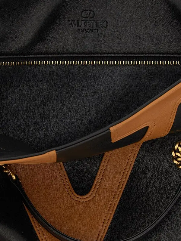 Valentino Garavani Viva Superstar Midi Shopping Bag - Brown