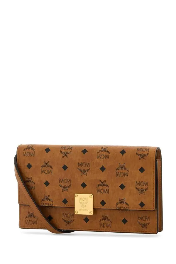 Mcm Printed Canvas Aren Wallet