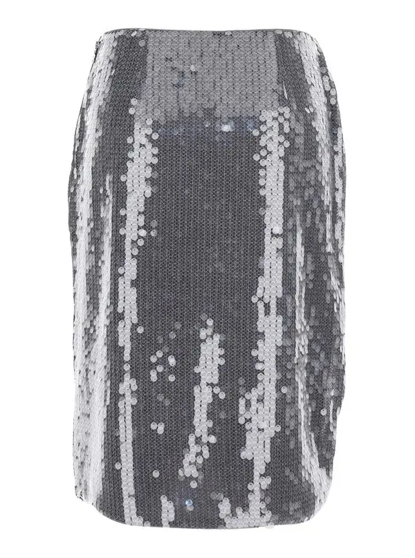 ROTATE BY BIRGER CHRISTENSEN Sequined Skirt - Multicolor