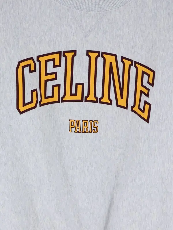 Celine Loose Fit Cotton Sweatshirt