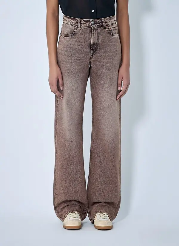 Our Legacy Wata Cut Denim Jeans - Brown