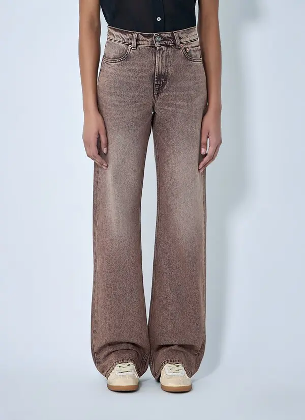Our Legacy Wata Cut Denim Jeans - Brown