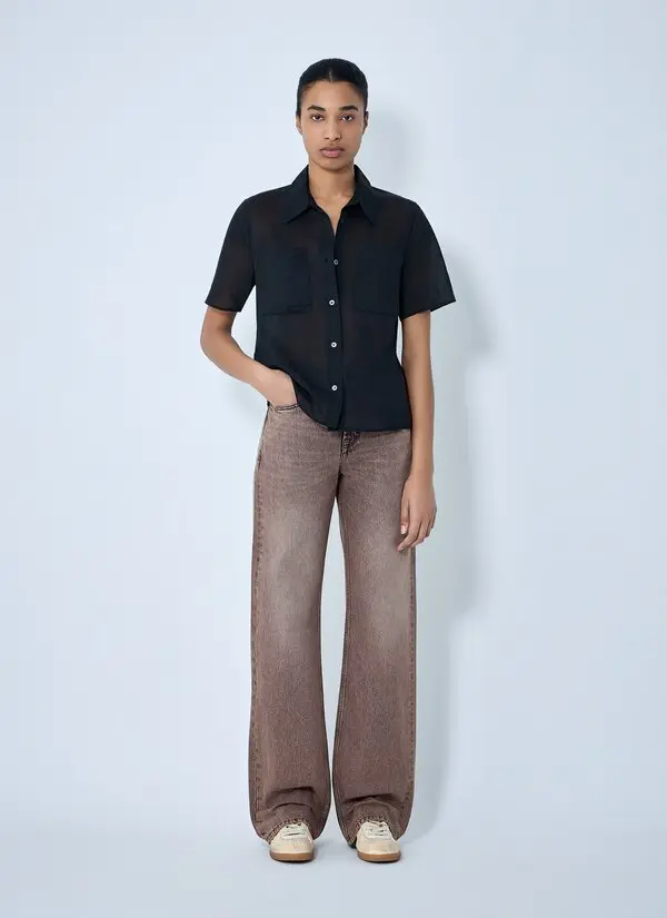 Our Legacy Wata Cut Denim Jeans - Brown