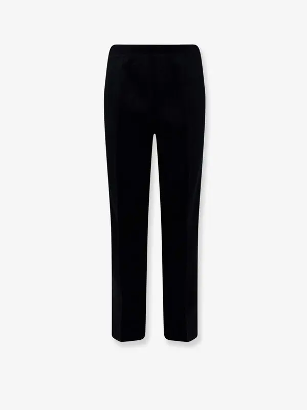 Loro Piana Petunia Cashmere, Silk And Virgin Wool Trousers - Black