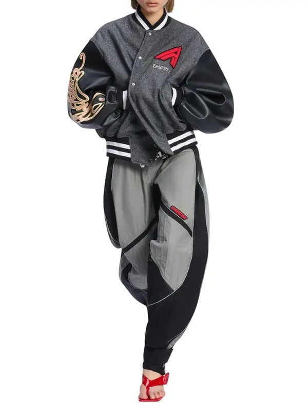 Attico Dark Bomber Jacket