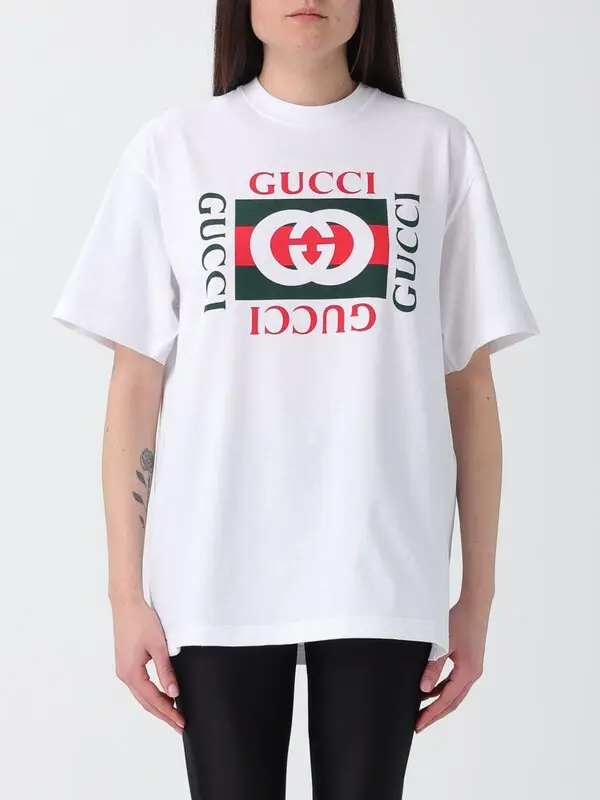Gucci Oversize Gg Web Cotton Jersey T-shirt
