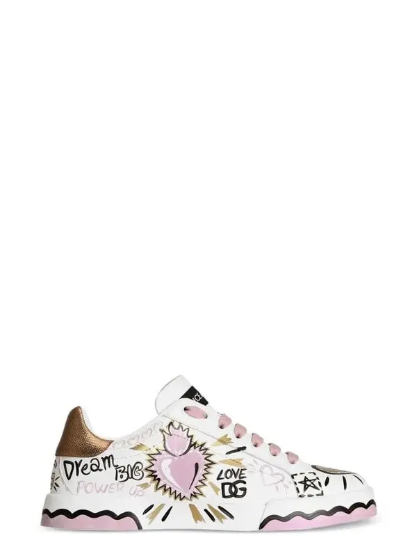 Dolce & Gabbana Portofino Sneakers - White