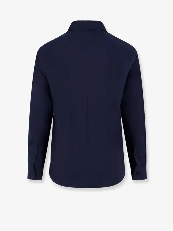 Brunello Cucinelli Cotton And Lyocell Shirt