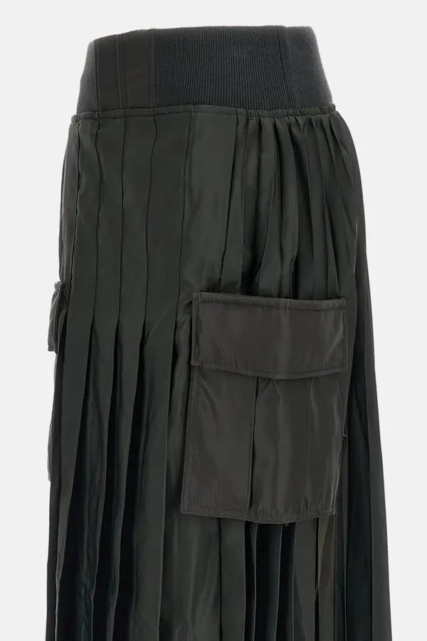 Sacai Nylon Twill Skirt