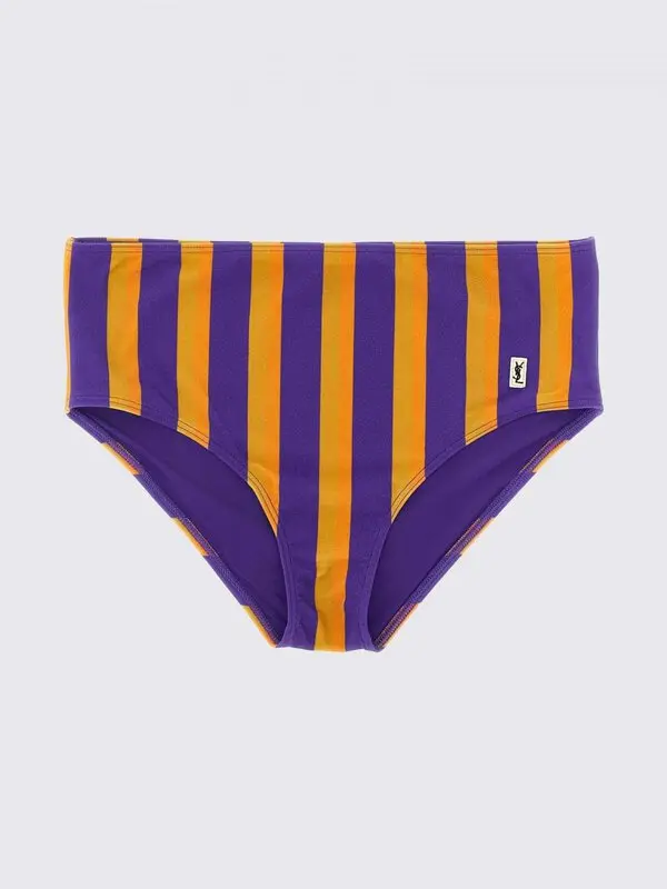 Saint Laurent Striped Bikini Bottom
