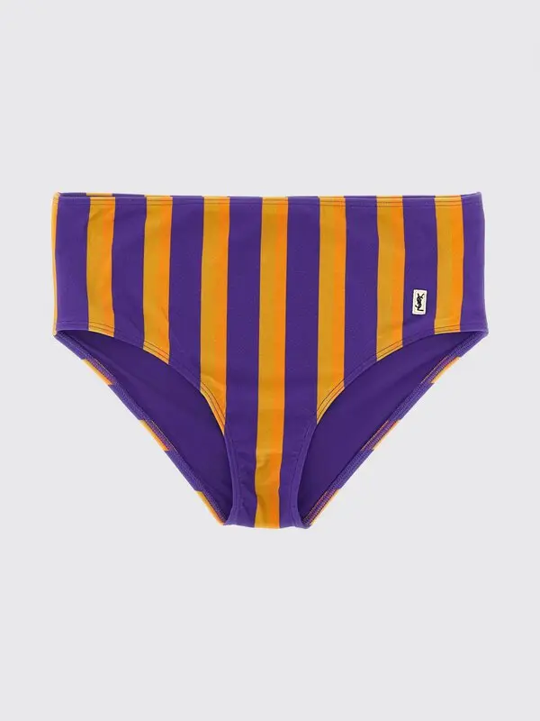 Saint Laurent Striped Bikini Bottom - Multicolor