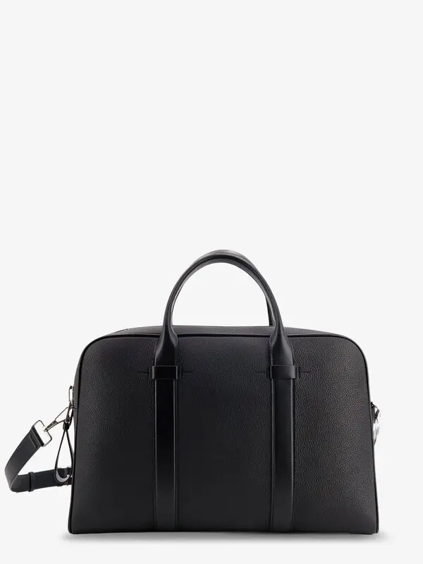 TOM FORD Leather Work Bag - Black