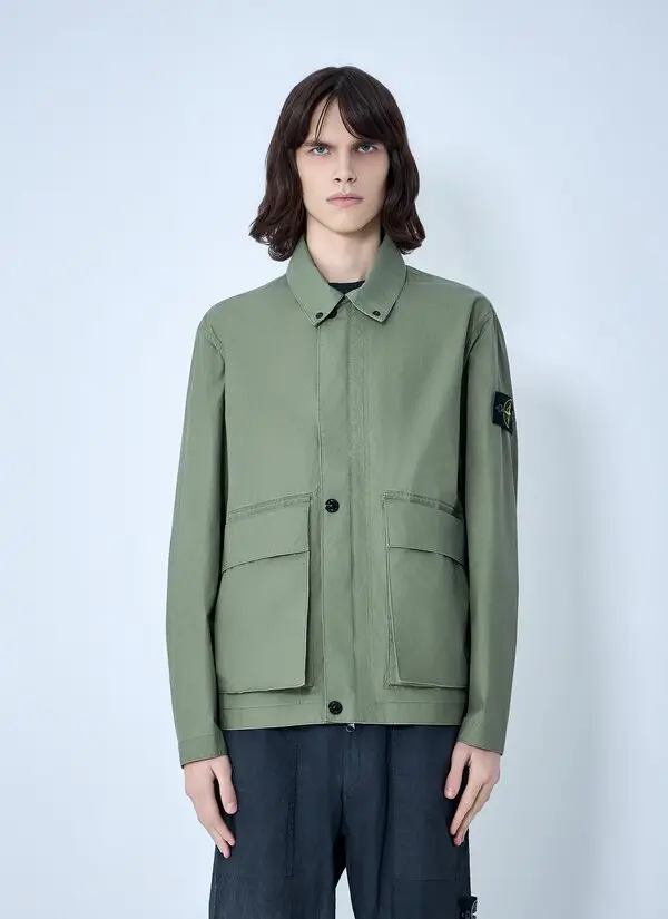 Stone Island Cotton Twill Field Jacket