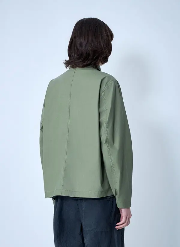 Stone Island Cotton Twill Field Jacket - Green
