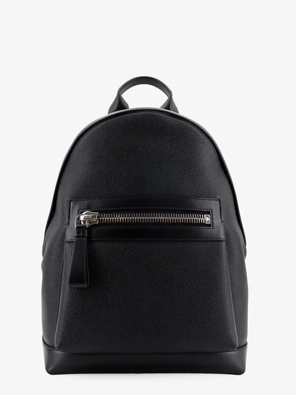 TOM FORD Leather Backpack - Black