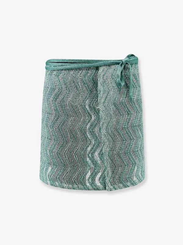 Missoni Viscose Blend And Sequin Mini Skirt